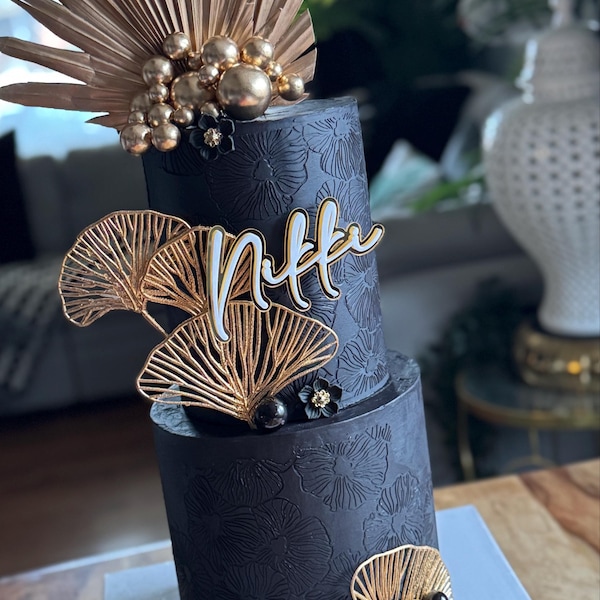 Elongated Acrylic Cross Cake Charm Slim Cross Baptism Cake Charm First ...