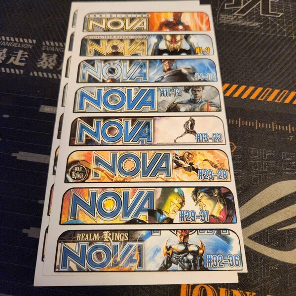 Custom Comic Books Divider Labels, Comic Labels, Comic Stickers ...