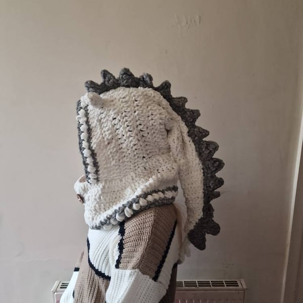 CROCHET PATTERN - Lucky Dragon Hood & Cowl - Crochet Hood Pattern ...