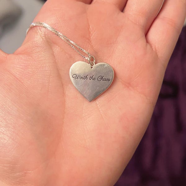 Personal Message Necklace • Personalized Quotes Necklace • Custom ...