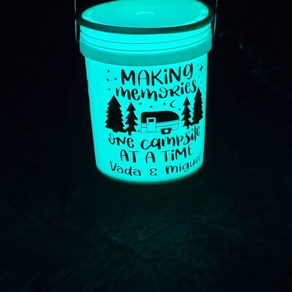 Custom LED Lighted Buckets...camping, Pool, Cabin, Lake, Deck, Patio - Etsy