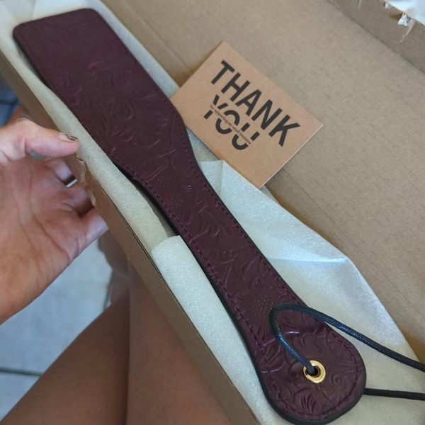 Pink Spanking Paddle/bdsm Paddle Spanking/impact Play/vampire Paddle ...