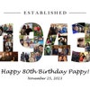 Personalized 75 Reasons We Love You Photo Collage, 75th Birthday Gift ...