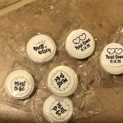 NEW 108 Personalized Mint Stickers Mint Labels Mint to Be Favours ...