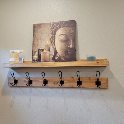 Farmhouse Wall Hook Bathroom Towel Hook Rustic Towel Hook Rustic Wall ...