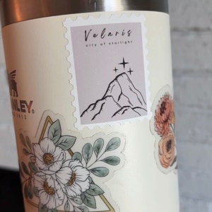 Velaris Stamp Sticker VINYL STICKER City of Starlight ACOTAR - Etsy