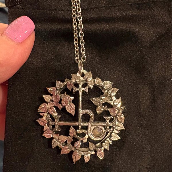 Divination Board With Moth, Flowers and Lilith the Black Moon Symbol ...