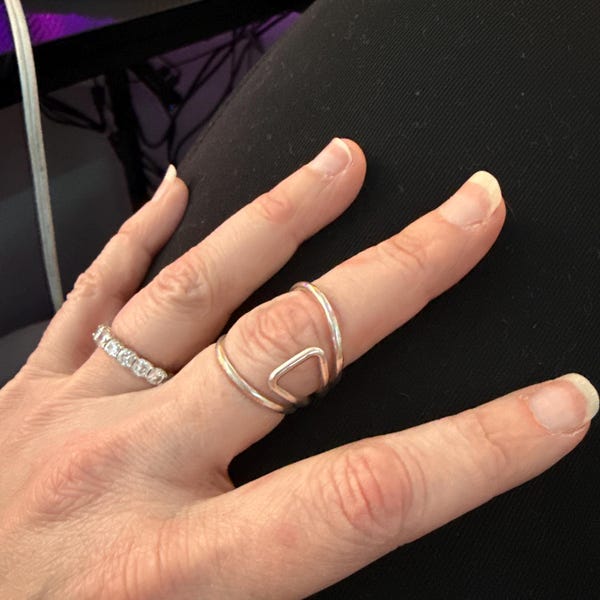 Trigger Finger Splint Ring in Brass, Bronze, Titanium or Silver ...