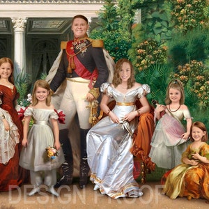 Historical Family Portraits Royal Portraits Renaissance | Etsy