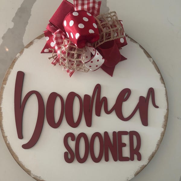 OU Door Hanger | Oklahoma | OU Door Sign | Oklahoma Sooners ...