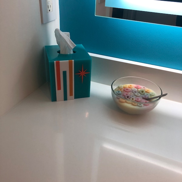 Mid Century Modern Tissue Box Cover | "modline" Design | Retro Style ...