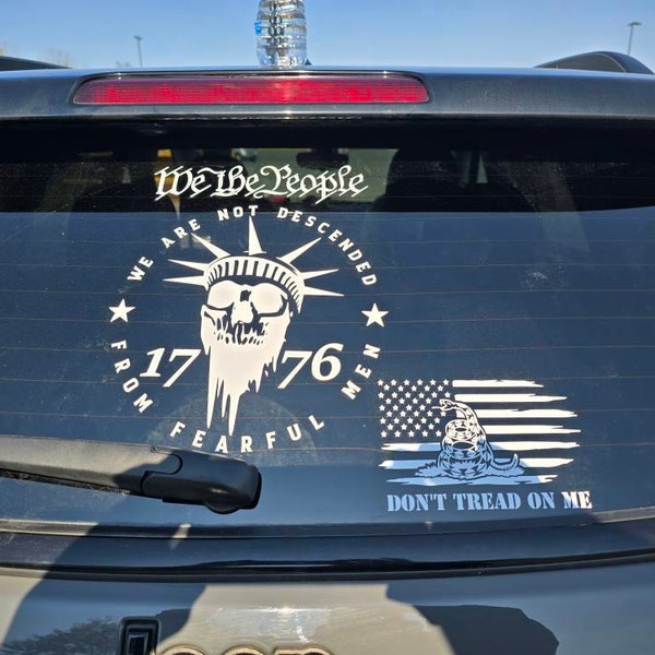 The Only Path Forward is Resistance Vinyl Decal Patriotic Car Window ...