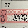 Doctor Appointment Planner Sticker / Pastel Colours | Doctor Appt ...