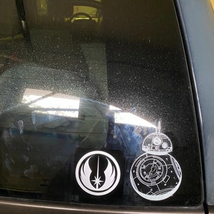 Jedi Order Star Wars Vinyl Decal Car Window, Mirror, Bumper, Laptop ...