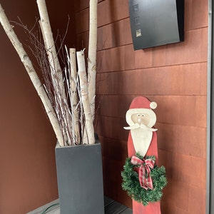 Primitive Wooden Santa - Etsy