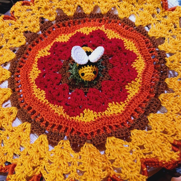 Crochet Fall Doily 12 Inches - Etsy