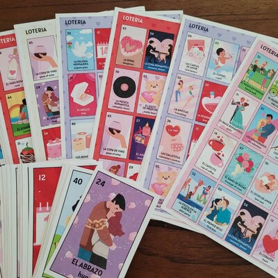 Boy Baby Shower Loteria, Loteria Baby Shower Niño, 40 Unique Boards ...