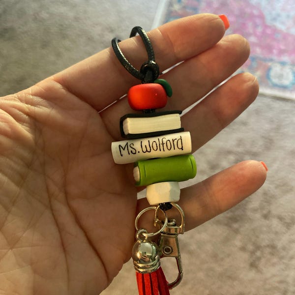 Teacher Lanyard With Name, Teacher Appreciation Gift Personalized ...