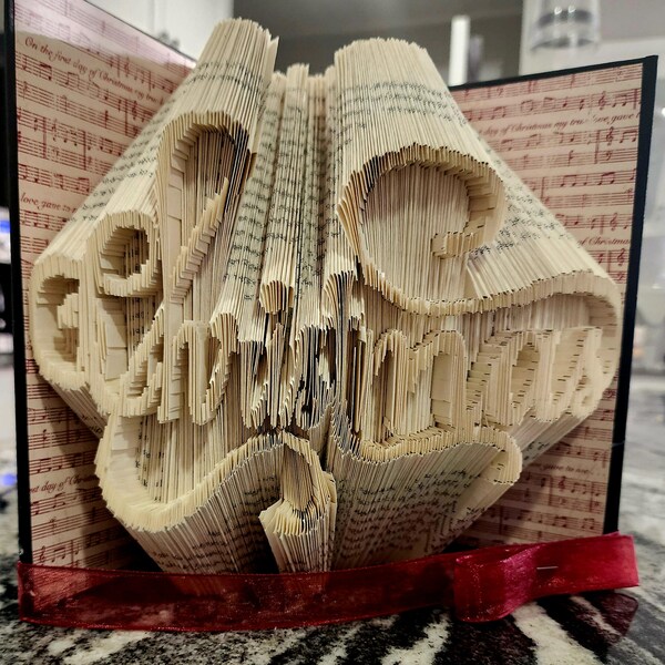 Treble Clef Music Note Book Folding Pattern PDF - Etsy