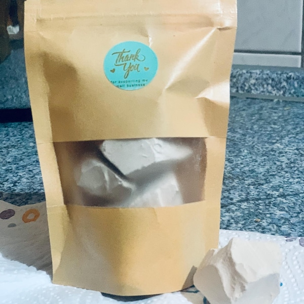 CRUMBS & POWDER - Edible Clay/ Calaba Chalk / African Kaolin Crumbs ...