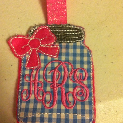 DIGITAL ITEM Mason Jar Key Fob AND Snap Tab Keychain Bow - Etsy