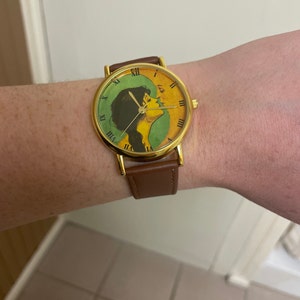 Colorful World Map Watch Travel Gift Cartography Leather | Etsy