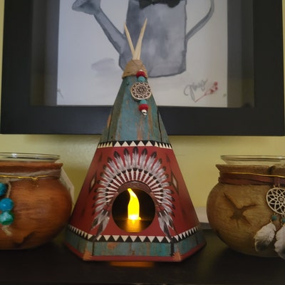 Teepee Tea Light Decorations - Etsy