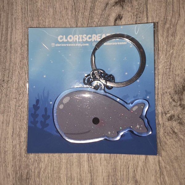 T-rex Tyrannosaurus Rex Dinosaur Acrylic Glitter Keychain | Kawaii ...