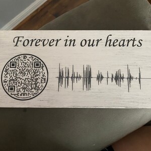 Personal Voicemail Message QR Code With Heartbeat Soundwave. - Etsy