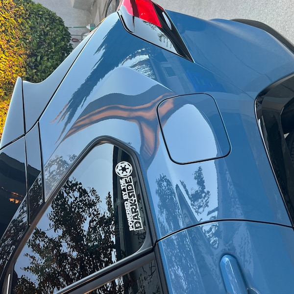 Powered by Dark Side Star Wars Decal Window Sticker Darkside - Etsy