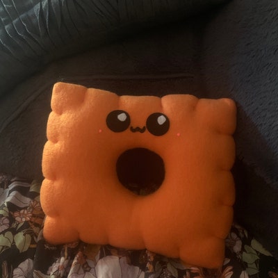 Kawaii Cheese Cracker Plush, Cute Chedder Snack Pillow, Play Food Toy ...