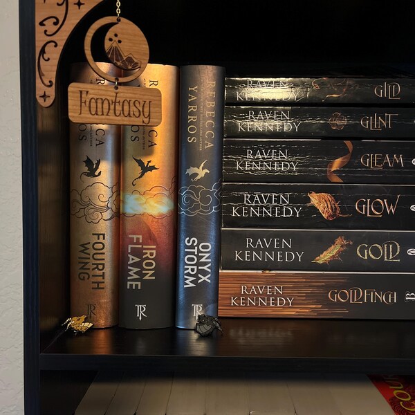 Corner Bookshelf Fantasy Night Sky Corbel X2 Hangers | Bookshelf Charm ...