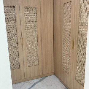 Rhombic Pattern Natural Cane Sheet Rattan Closed Weave Cane - Etsy