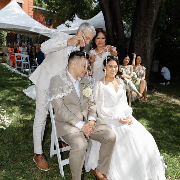 Embroidered Filipino Unity Veil for Filipino Wedding Cord and Veil ...