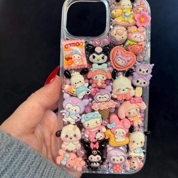 Junk Cases | Charm Phone Cases | Sanrio Phone Case - Etsy