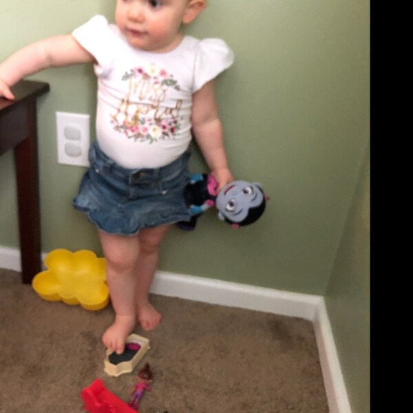 Miss April Outfit Spring Birthday Outfit New Baby Gift Baby Girls 1st ...