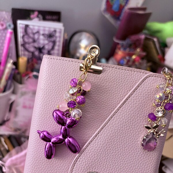 Kitty Friend Dangle Charm, Clasp Accessory, Clasped Charm, Dangler ...