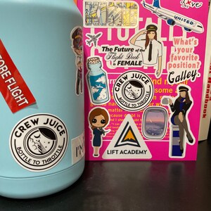 Airport Standby Netflix Flight Attendant Sticker - Etsy