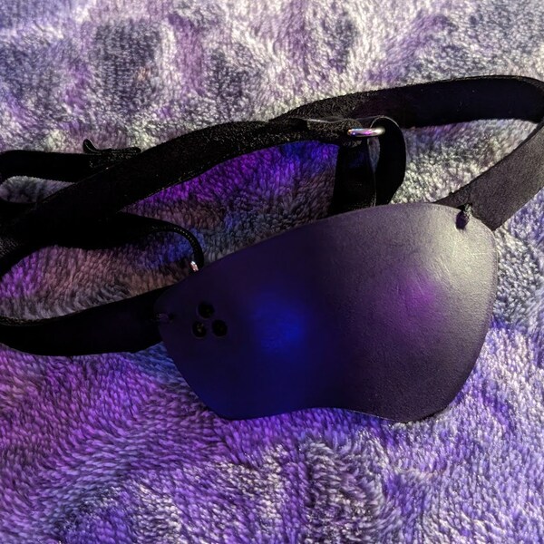 Leather Eye Patch Eye Patch Man Eye Patch Woman Eye Patch Unisex Eye Patch Slim Eye Patch ...