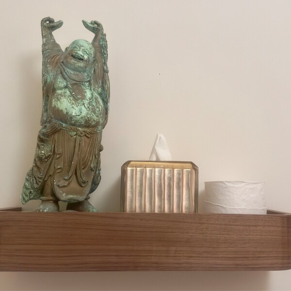 Curved Floating Shelf (mid Century Modern) - Etsy