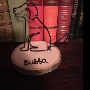 Wire Sculpture of Labrador Retriever, Golden Retriever, Personalize ...