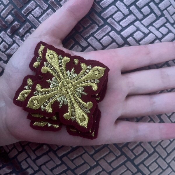 Orthodox Church Christian Cross Patch, Saint Andrew's Cross, Appliqué ...