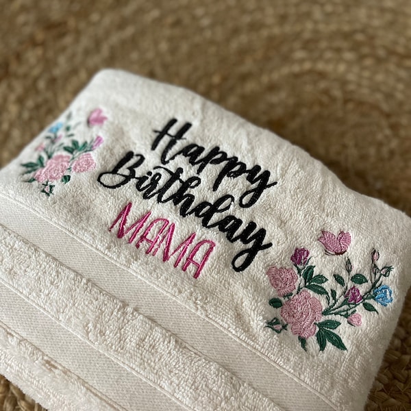 Happy Birthday Embroidery Design, Machine Embroidery Design, Embroidery ...