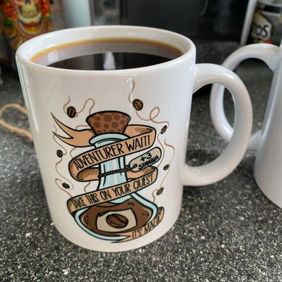 Coffee Potion Mug Dnd Gift GM Dungeons & Dragons Dice DM Gift - Etsy