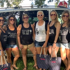 Custom Bachelorette Camping Stagette Hen Party Shirts, Camp Weekend ...