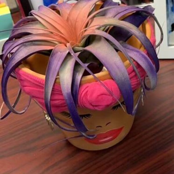 Sassy Soul Sister, Head Face Planter With Glasses, Planter With ...