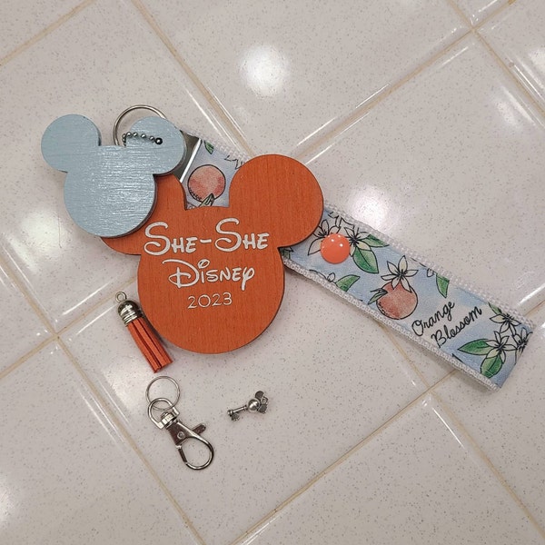Ear Saver Key Fob , Minnie Ear Headband Keeper, Ear Holder for Backpack ...