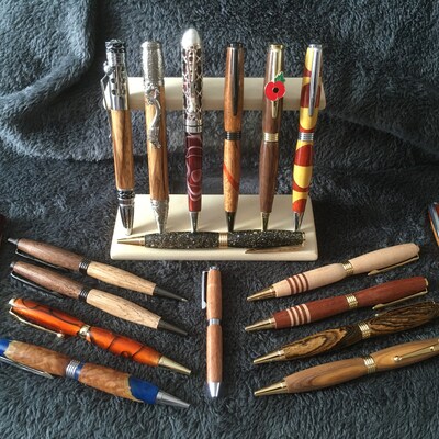 Mixed Pack of 10 Wood Blanks for Pen Turning and Small Woodworking ...