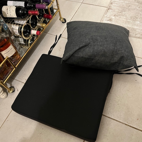 Black Outdoor Pillows, Outdoor Black Pillows Covers, Outdoor Pillow ...