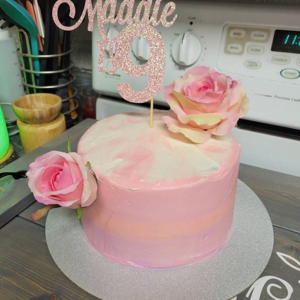 Birthday Cake Topper, 9th Birthday Cake Topper, Cake Topper Birthday ...